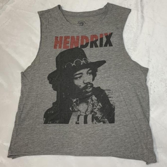 Authentic Hendrix | Tops | Jimi Hendrix Graphic Top | Poshmark